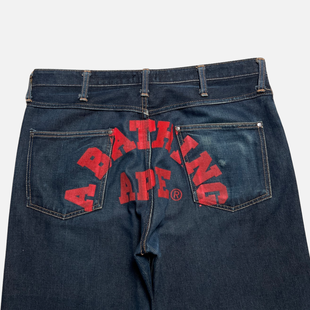 BAPE DENIM COLLEGE LOGO DENIM [W33] – 2K DEPT.