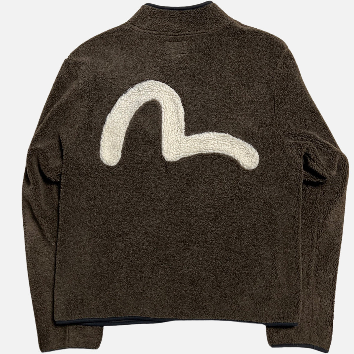 EVISU FLEECE JACKET BROWN [L] – 2K DEPT.